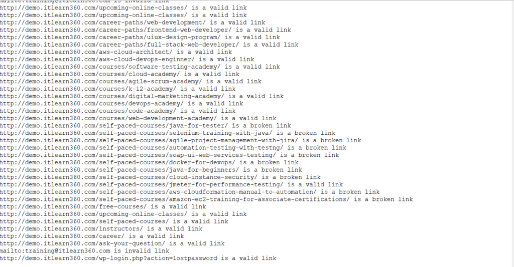 How to check Broken links with Selenium Webdriver? - Best QA Training in USA | Selenium Training ...